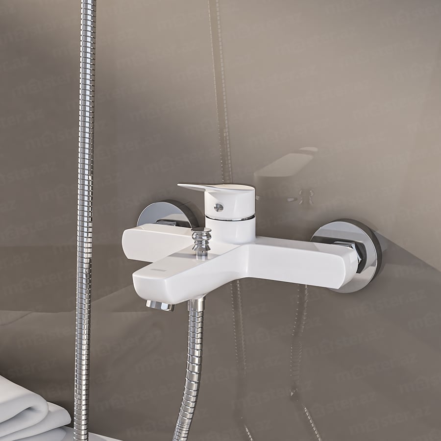 NATS Avantgarde ağ xrom duş krantları - Master.az-da