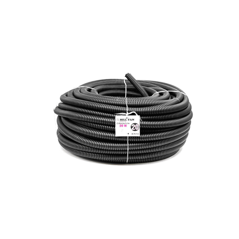 HILL FAN Plastik Spiral Qara Telli 20 (50 metr) Qiyməti - Master.az